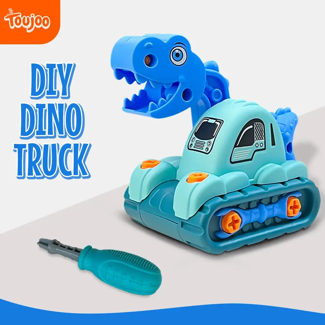 DIY Dino Truck Toy for Kids in india | Build & Play Fun – Toujoo