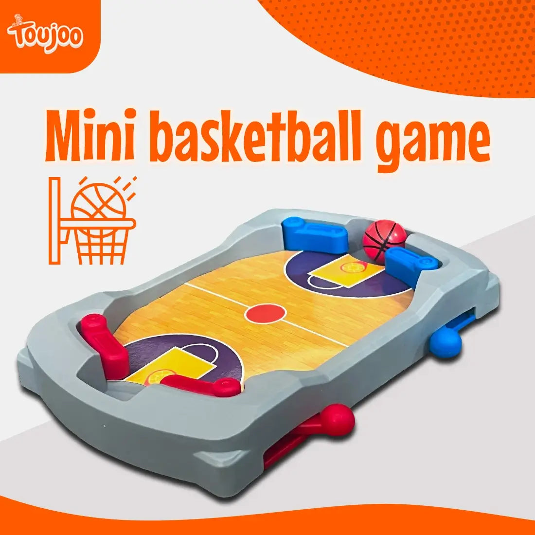 Basketball Board Game Tabletop 2 Players Indoor Kids Game – Toujoo